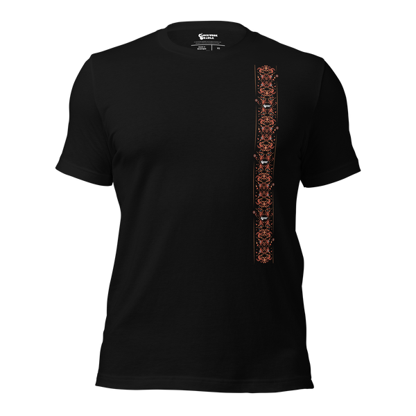 A Clockwork Orange - Graphic Pattern Stripe - Black T-Shirt - Stanley ...